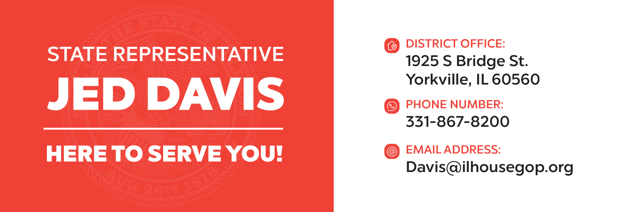 Welcome to the 75th District! - Jed Davis